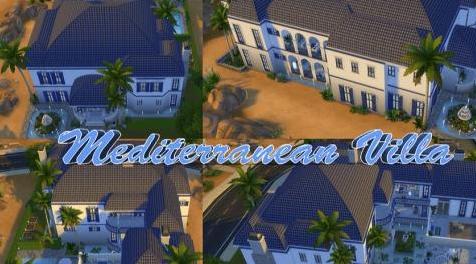 模拟人生4MOD： 【3DM-Sims小组】【原创】40X30 地中海风格别墅 适合一家三口~~~~~~_模组菜鸟网