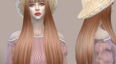 模拟人生4MOD sclub ts4 hair Tomie n39 发型_模组菜鸟网